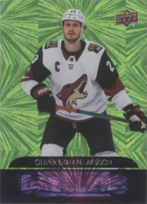 2020-21 Upper Deck - Dazzlers Oliver Ekman-Larsson #DZ-52 Green for ...