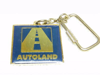 VINTAGE BLUE AND GOLD PAVED ROAD, AUTO LAND, KEY CHAIN | eBay