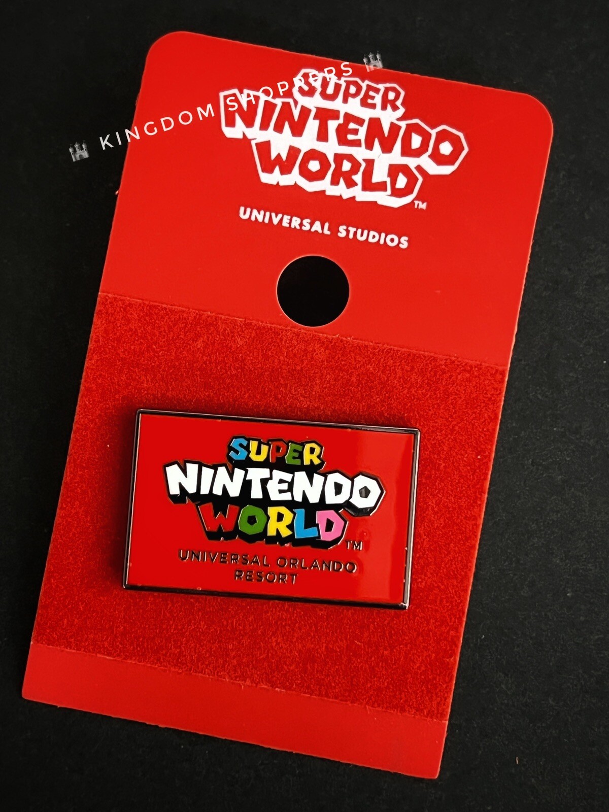 Universal Orlando Epic Universe Super Nintendo World Logo Red Pin | eBay