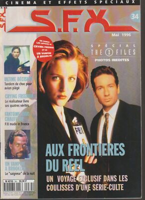SFX S.F.X # 34 Crying Freeman X-Files Vampire A Brooklyn +Poster ...