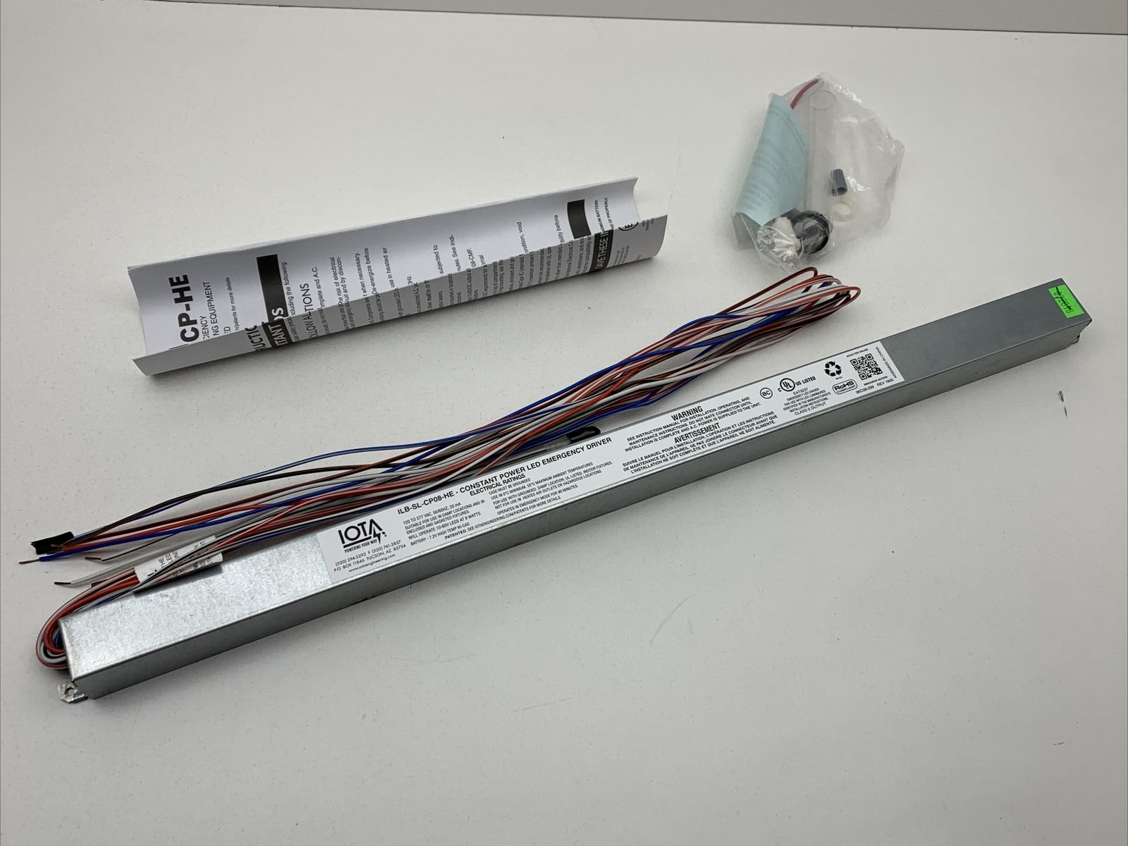 Iota ILB-SL-CP08-HE Constant Power LED Emergency Backup Driver for 10 ...