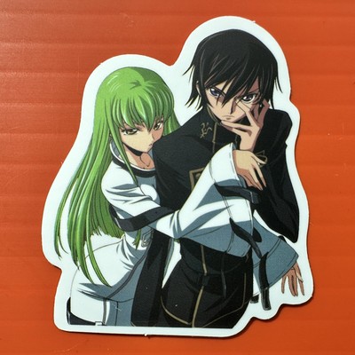 Lelouch Lamperouge C.C Code Geass Anime Decal Sticker (Free Shipping ...
