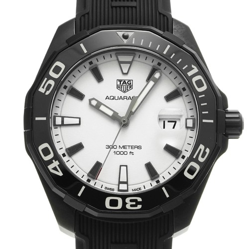 TAG HEUER WATCH AQUARACER QUARTZ NIGHT DIVER WAY108A.FT6141 BLACK ...