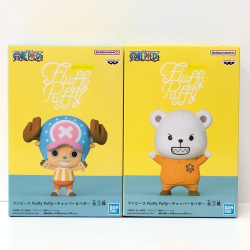 One Piece Tony Tony Chopper Bepo Figure Set of 2 Fluffy Puffy Banpresto ...