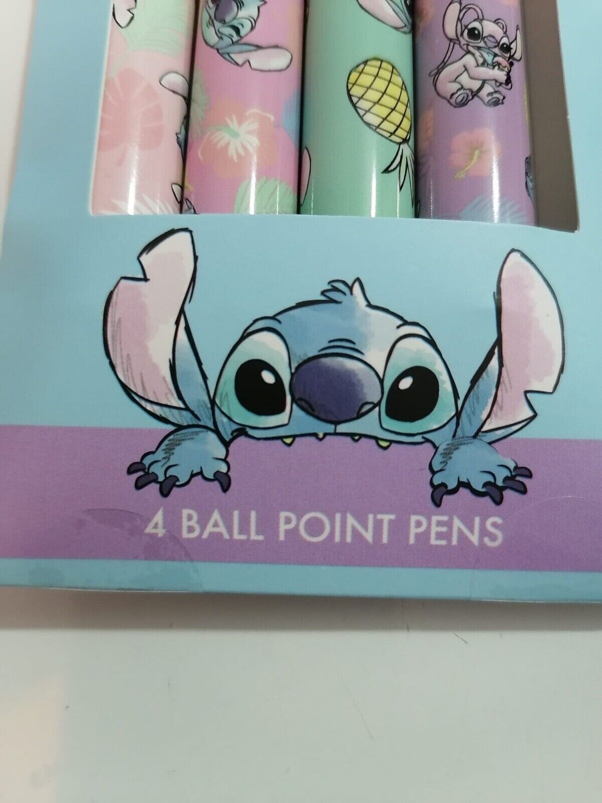 Disney Lilo & Stitch Angel Pack of 4 Ball Point Pens Primark Brand New Gift | eBay UK