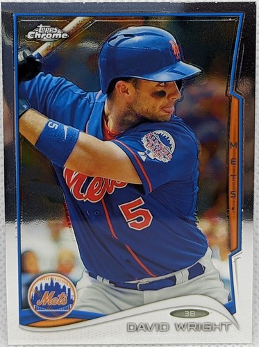 DAVID WRIGHT 2014 Topps Chrome Base #170 New York METS | eBay
