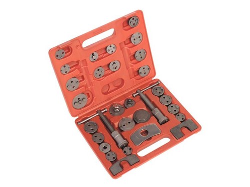 Sealey Brake Piston Wind-Back Tool Kit 30 Pieces Left & Right-Handed ...