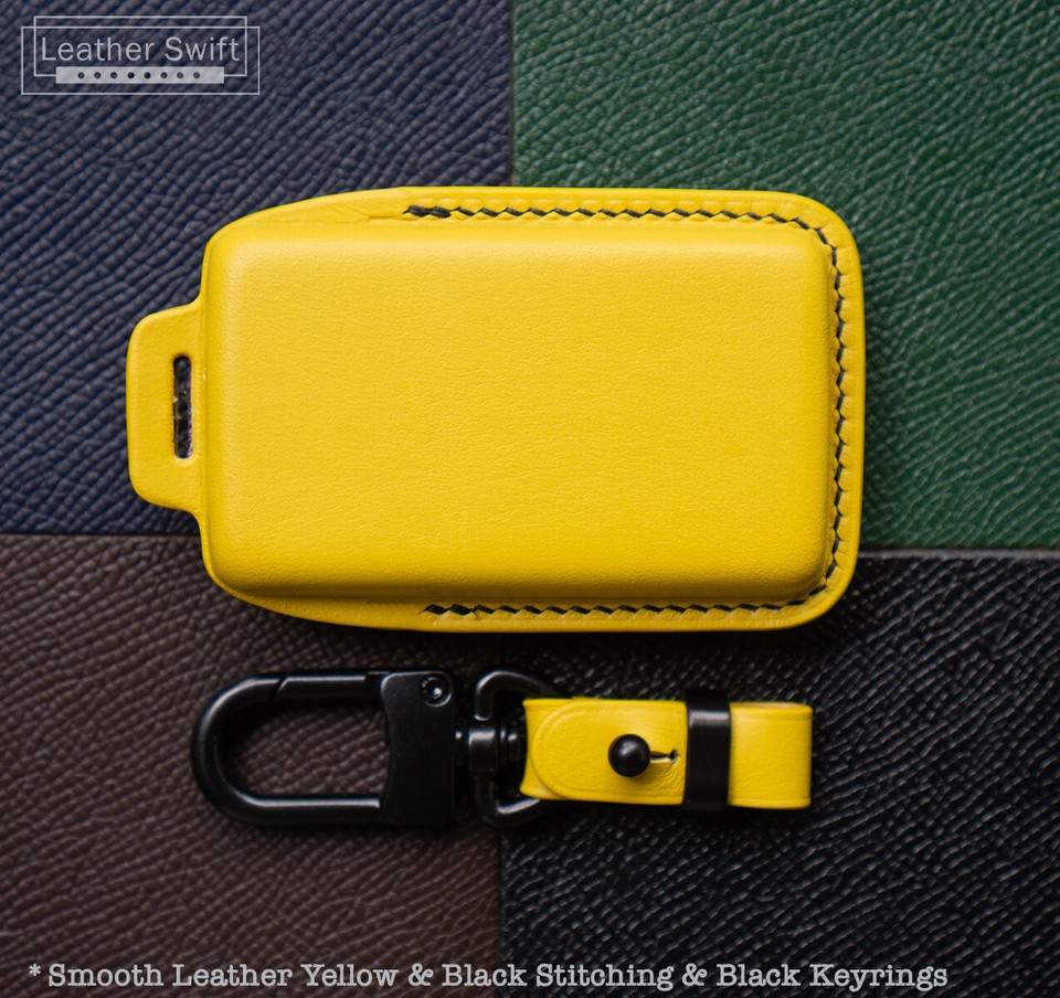 Volvo EX30 Leather Remote Keyless Key Case Cover, Custom EX30 Volvo Key ...