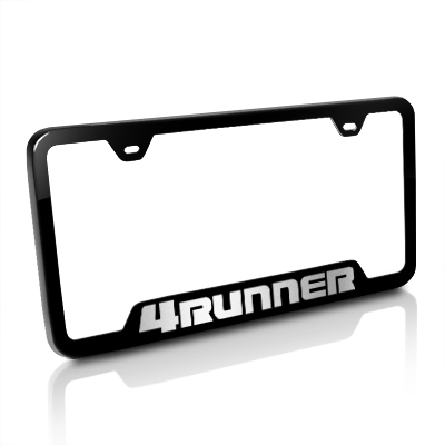 Toyota 4Runner Black Steel License Plate Frame | eBay