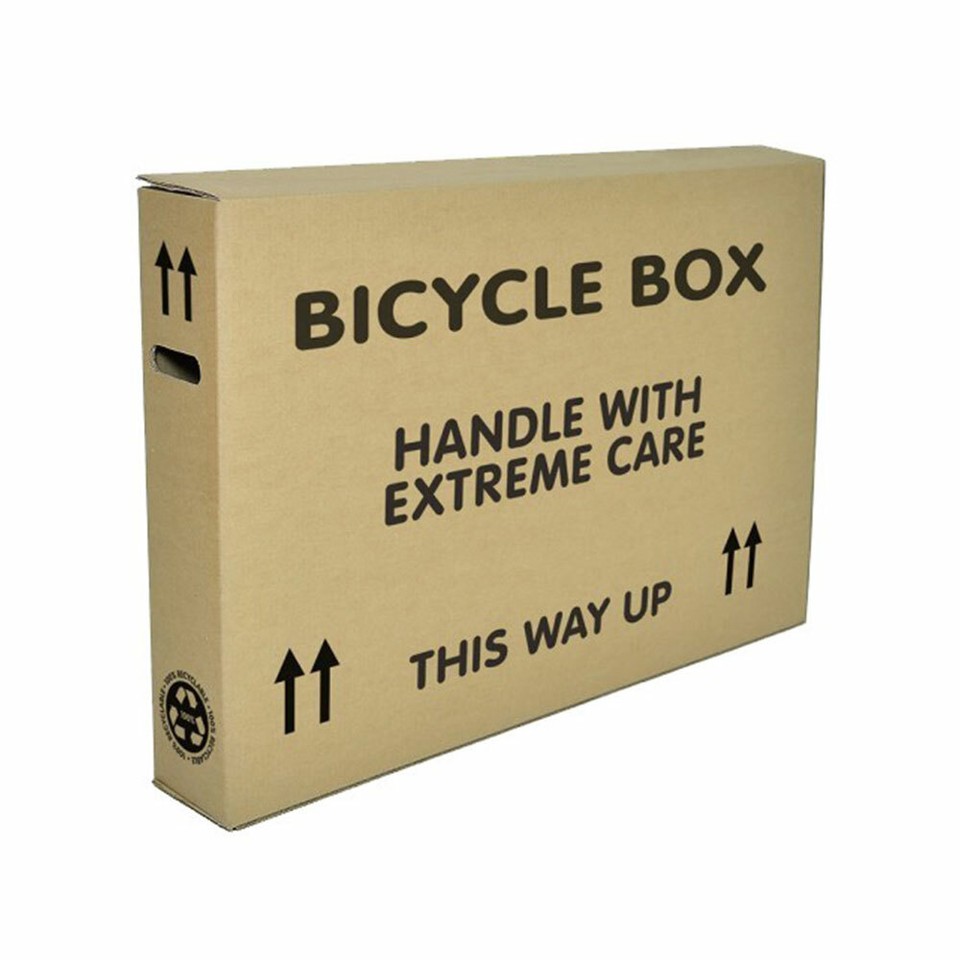 Cardboard Bike Bicycle shipping box 117x55x18cm Guitar Instrument BMX ...