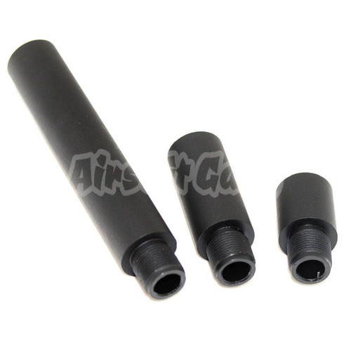 Airsoft Parts APS 3pcs 21mm/41mm/97mm 159mm CQB Extended Outer Barrel ...