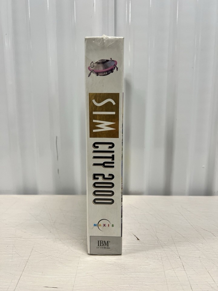 Sealed SimCity 2000 Maxis IBM PC Review Copy Not For Resale NFR Big Box ...