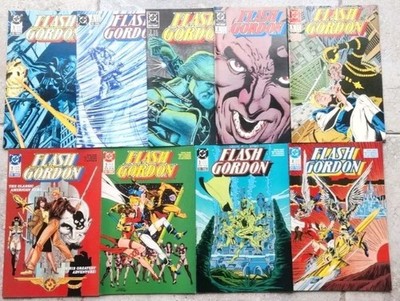 FLASH GORDON DC Comic Book Series Set 1-9 Complete Run from 1988 ...