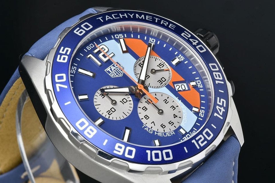 TAG Heuer CAZ101N.FC8243 Formula 1 Chronograph Gulf SP Ed Gulf Color ...