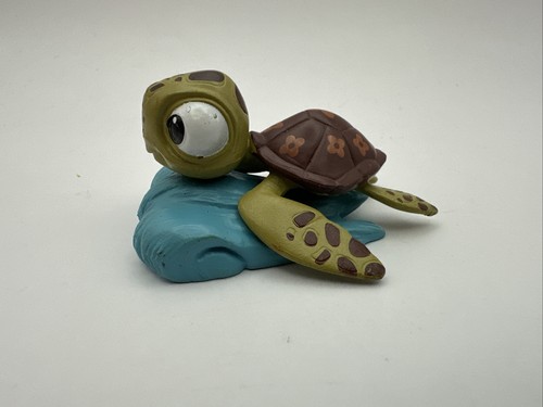 Disney Store Pixar Finding Nemo SQUIRT Baby Sea Turtle on Wave 2 1/2 ...
