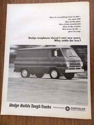 1964 Dodge Econoline Van Truck Ad | eBay