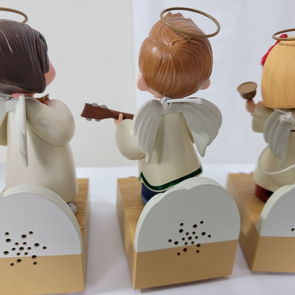Hallmark Wireless Children's Angel Choir Set of 4 Gabriel Faith Hope ...