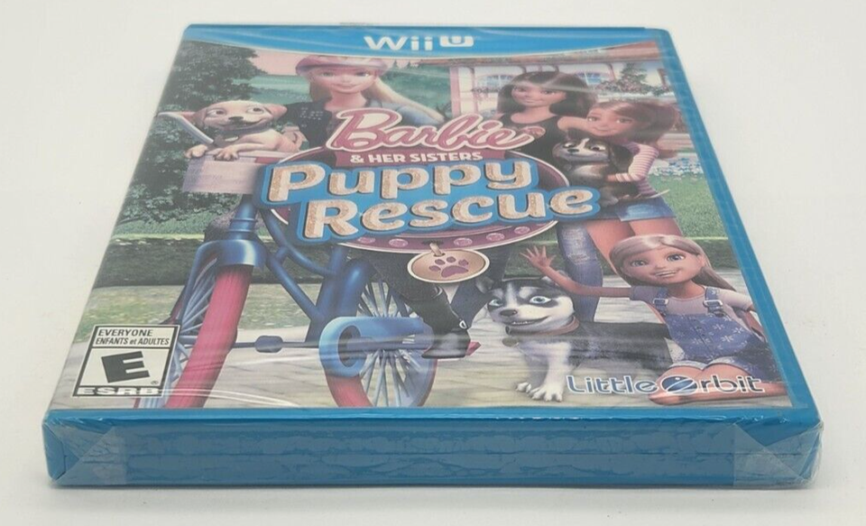 Barbie & Her Sisters Puppy Rescue (Nintendo Wii U, 2015) New Sealed US ...