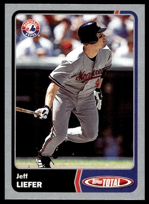 2003 Topps Total 340 Jeff Liefer Montreal Expos Baseball Card | eBay