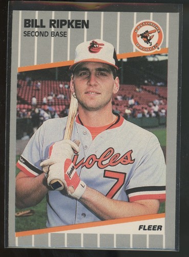 1989 Fleer #616 Bill “Billy” Ripken Card FF F**k Face Error BLACK BOX ...