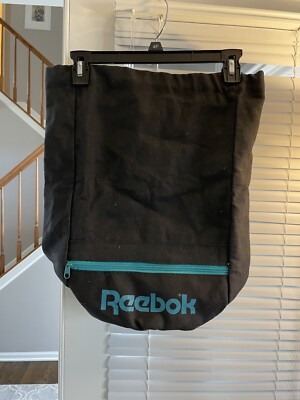 VINTAGE 90s REEBOK BACKPACK SCHOOL GYM BEACH BASKETBALL BAG RARE ...