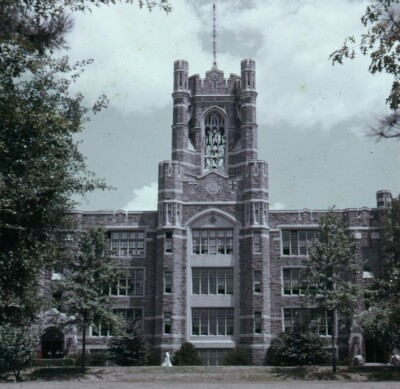 LC16-10 FORDHAM UNIVERSITY CLOCK TOWER (2) Original 2x2 Transparencies ...