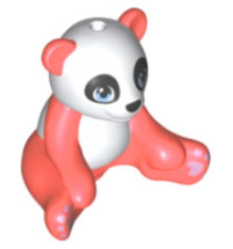 Lego Friends Animal PANDA Coral Olivia's Jungle Cube 41436 | eBay