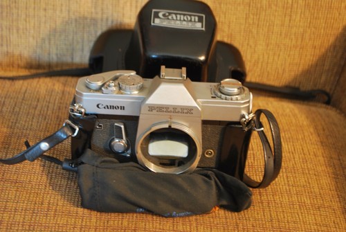 CANON PELLIX CAMERA BODY AND LEATHER EVEREADY CASE | eBay