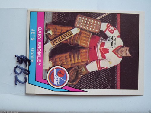 HOCKEY CARD O PEE CHEE 1977-78 WHA GARY BROMLEY CALGARY COWBOY NM TO ...
