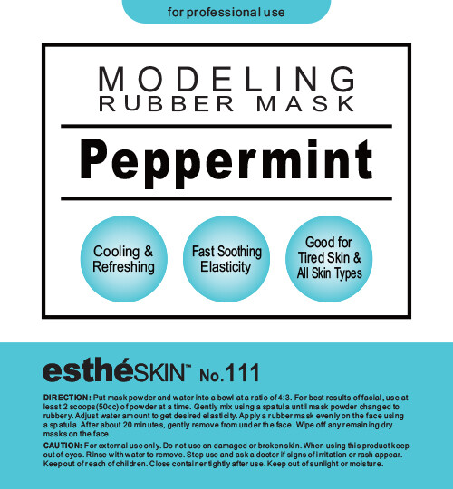 estheSKIN No.111 Peppermint (Cooling) Modeling Mask with 3pcs Mixing ...
