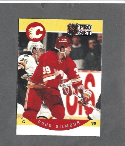 Doug Gilmour HOF Calgary Flames 1990-91 Pro Set #34 | eBay