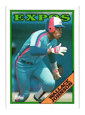 1988 Topps #228 Wallace Johnson Montreal Expos | eBay