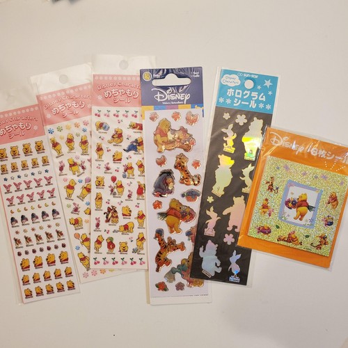 Vintage Disney WINNIE THE POOH Sticker Sheet Bundle | eBay