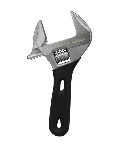 Adjustable Wrench 6 inch Stubby Chrome Vanadium Steel Ideal for Pipe ...