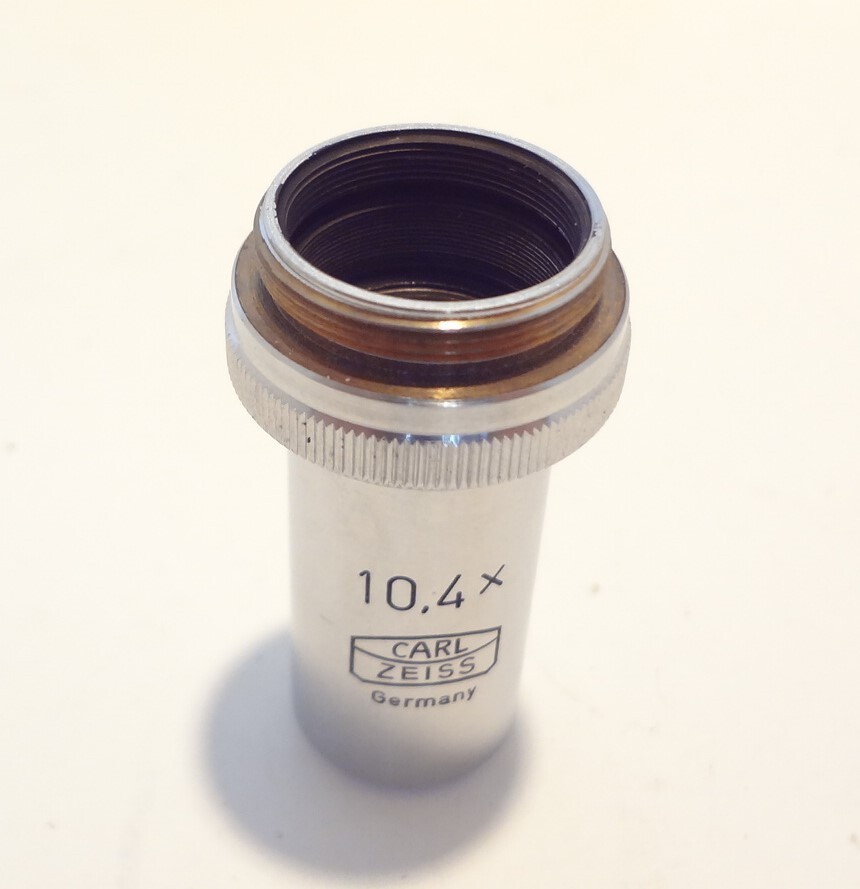 CARL ZEISS OBJECTIVE LENS 10.4X PERFECT CONDITION | eBay