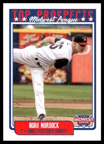 2022 Choice Noah Murdock Midwest League Rookie Card MiLB | eBay
