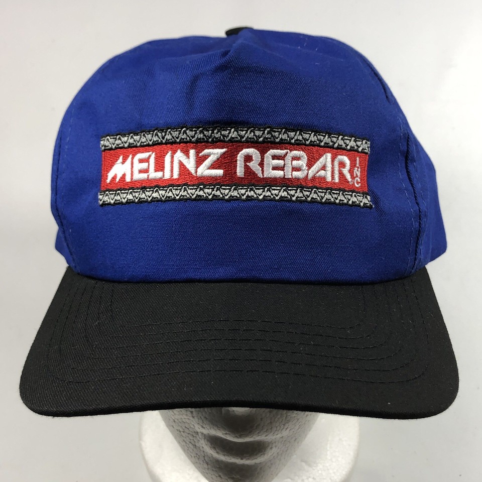 Melinz Rebar Baseball Cap Hat Adjustable Blue New | eBay