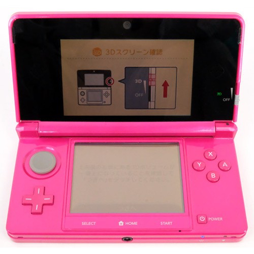 Nintendo Nintendo 3DS Gloss Pink CTR-S-PDBA Main unit only LCD screen ...