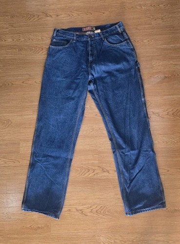 Berne Denim Work Pants Flannel Lined Carpenter Men’s Jeans Size 34x34 ...