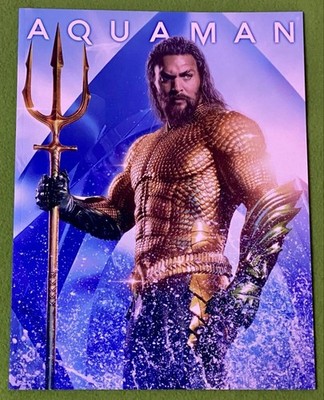 Aquaman Pamphlet Jason Momoa Amber Hard Willem Defoe Patrick Wilson ...