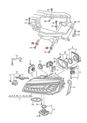 Genuine AUDI A8 S8 Quattro bracket 4H0941455 | eBay