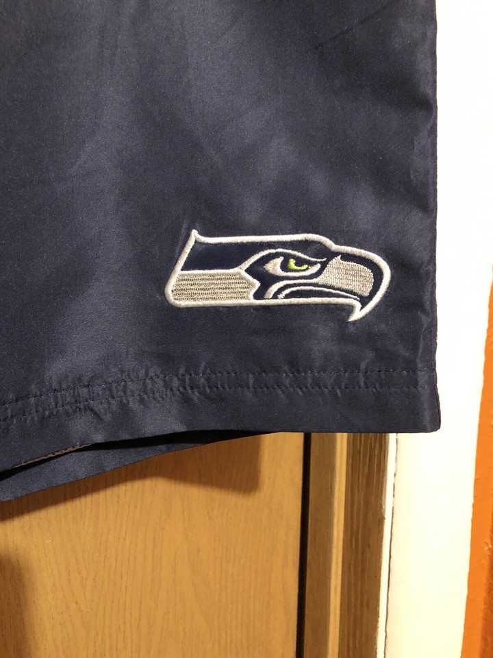 SEATTLE SEAHAWKS SWIM TRUNKS BATHING SUIT MENS XL BLUE POCKETS 2017 | eBay