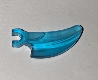 Lego Part # 16770 Barb Claw Horn Tooth with Clip Curved Trans Light ...