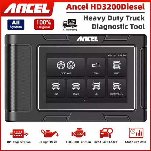 Diesel Heavy Duty Truck Diagnostic Scanner DPF Regen Oil For Hino Isuzu Fuso UD | eBay