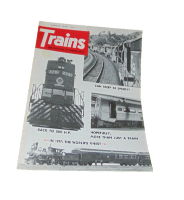 Trains August 1970 Magazine Vintage | eBay