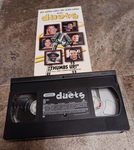 Vintage Duets Movie VHS Tape EUC Tested Maria Bello, Gwyneth Paltrow ...