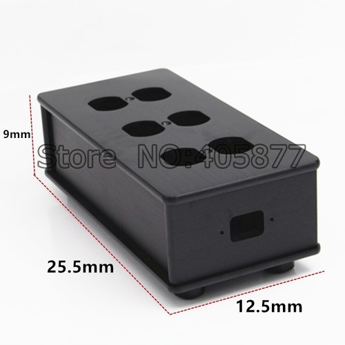 HIFI US AC Power Strip Bar Distributor Aluminum 6 Outlet Box Chassis ...