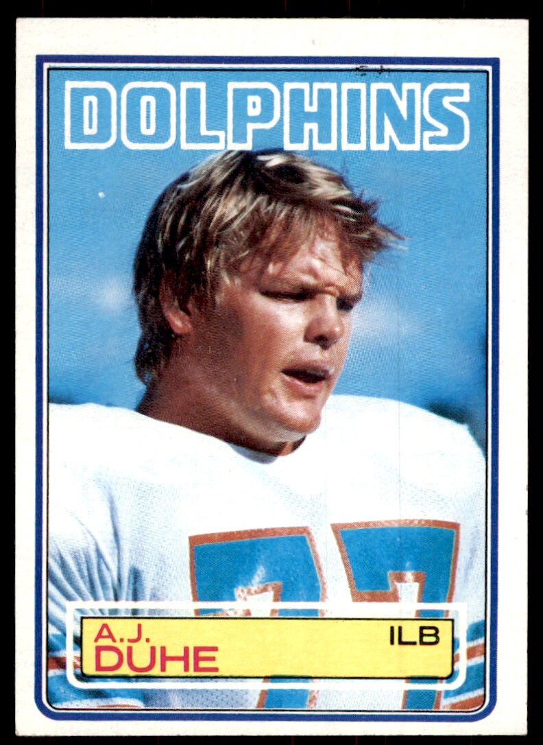 1983 Topps A.J. Duhe Football Cards #312 | eBay