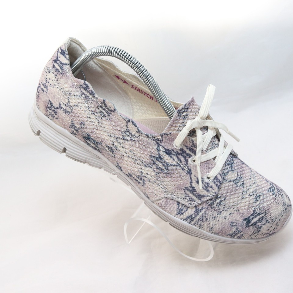 Skechers Seager Sneakers Shoes Women's 10 Lavender Multicolor Snake ...