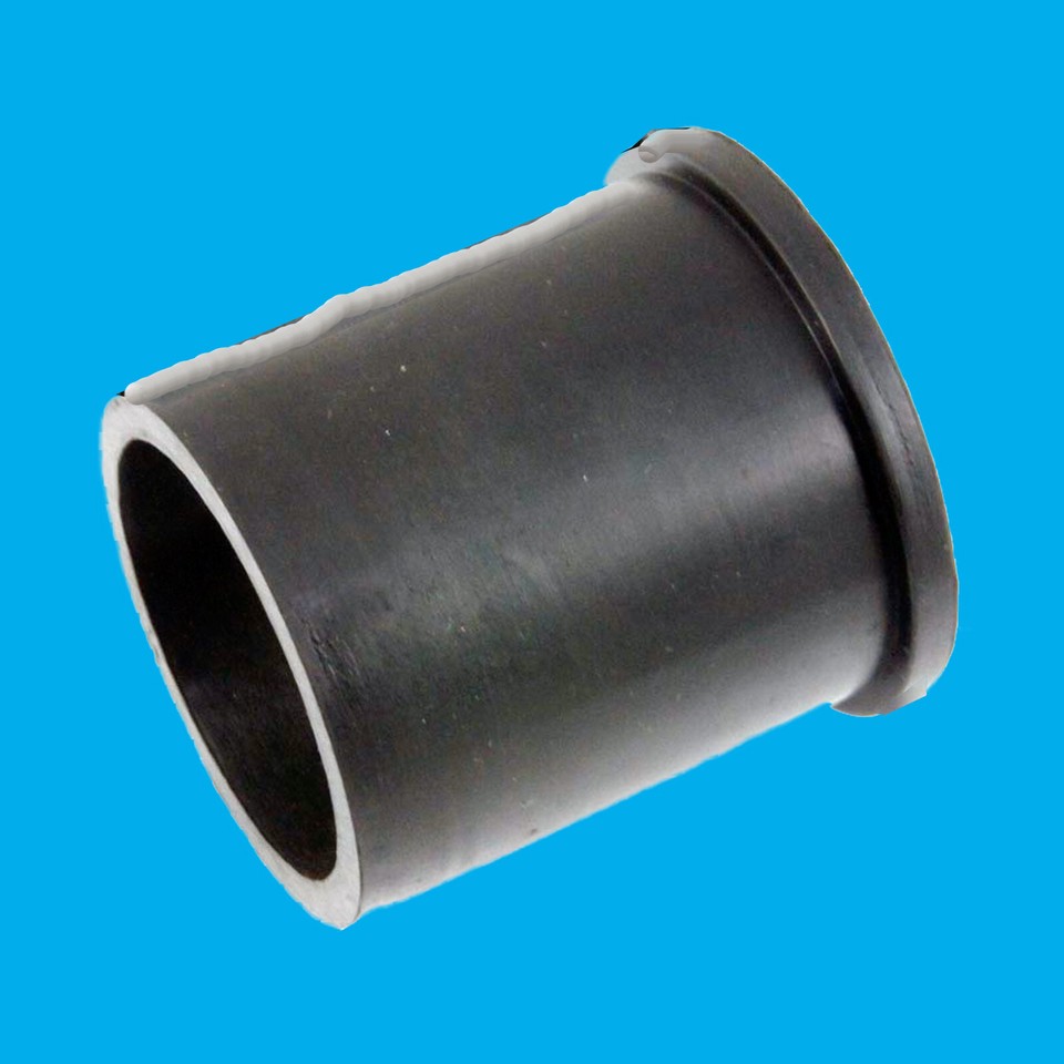 2x Black PVC Pipe Reducer 25mm to 20mm, Straight Coupler Conduit ...